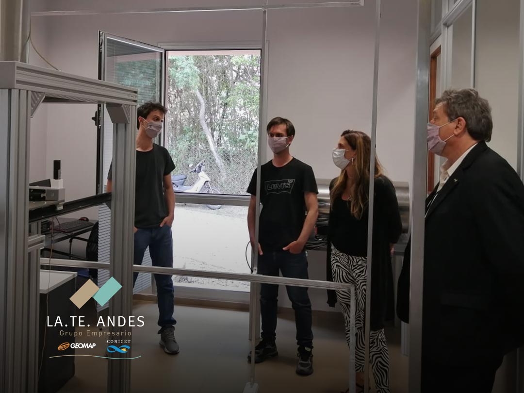 Visita de María Apolito y Emiliano Zapata - LA.TE. ANDES S.A.